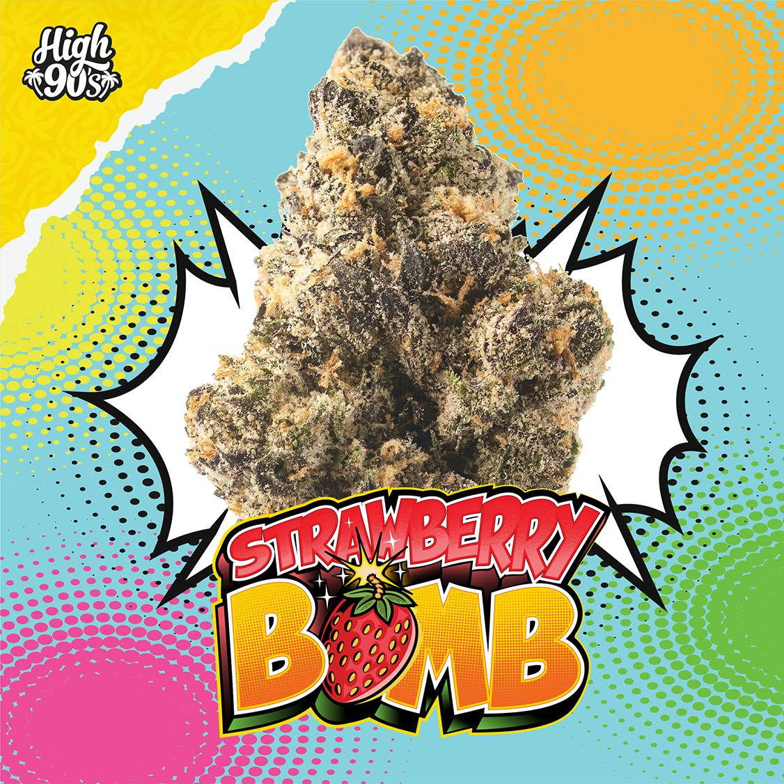 High 90s : Strawberry Bomb 3.5g Flower - HIGH 90s