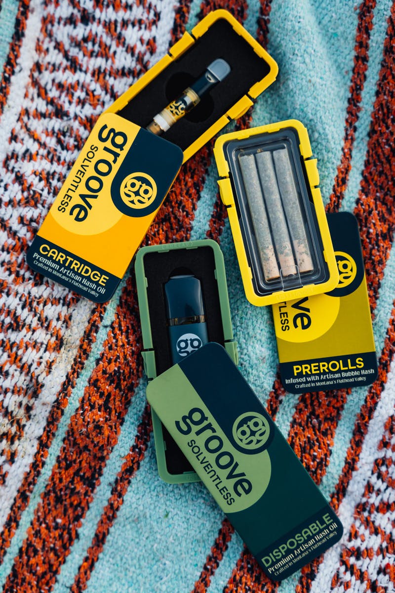 Mac Daddy/Strawberry Guava 3 Pack - 2.4g Bubble Hash Infused Pre Rolls - Groove Solventless