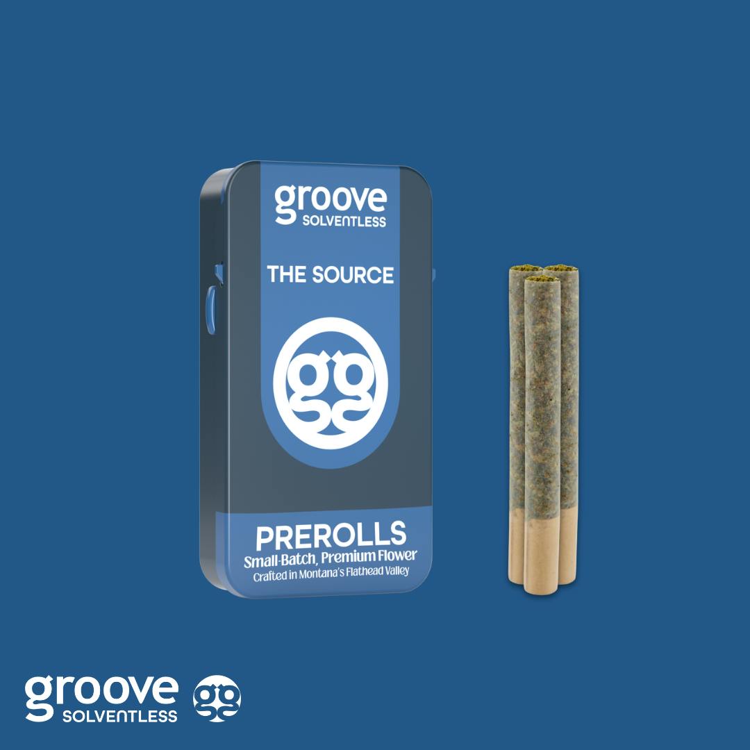 OG Kush 3 Pack - 2.4g Pre Rolls - Groove Solventless