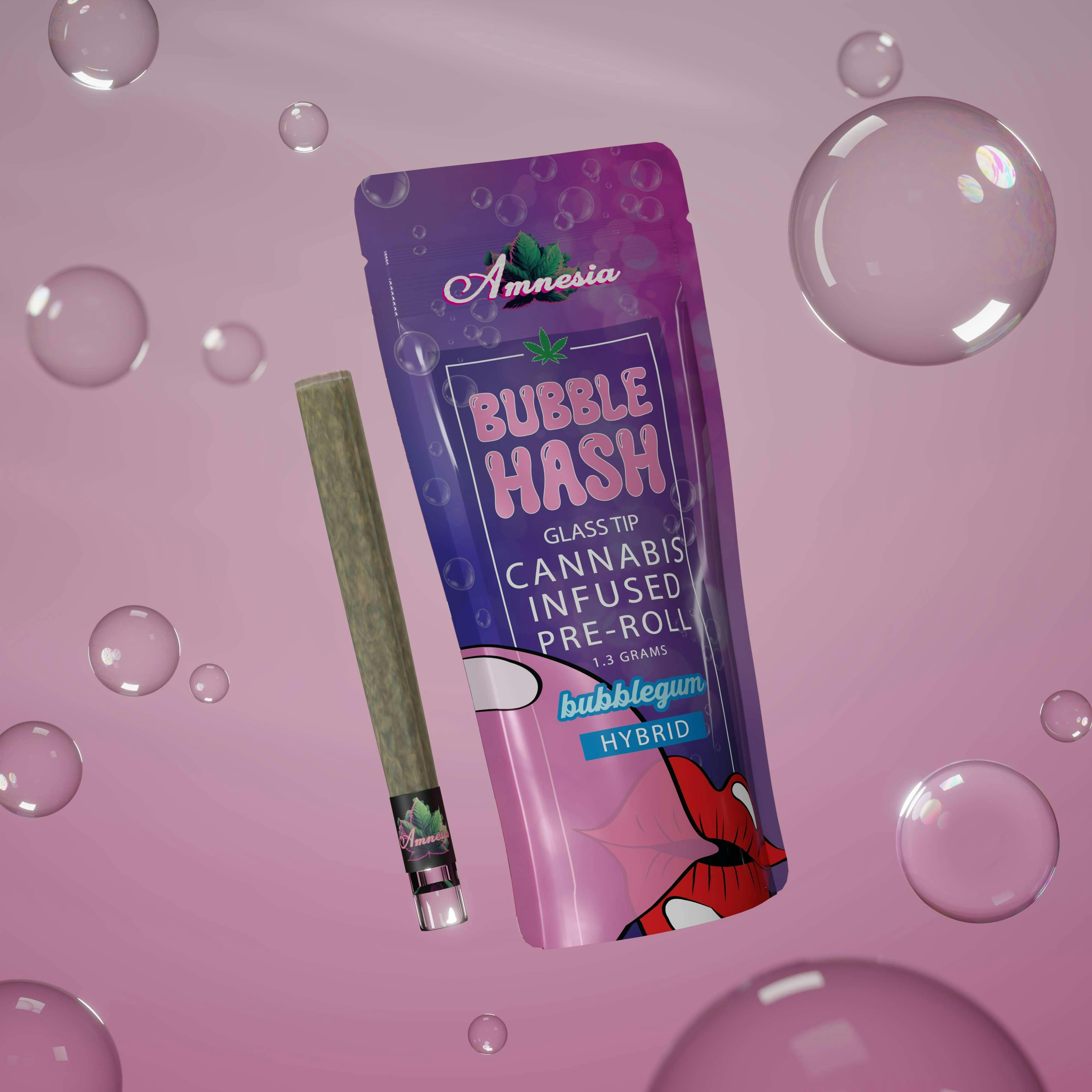 Bubble Gum - Glass Tip Bubble Hash Infused Pre Roll 1.3g - Levels ...