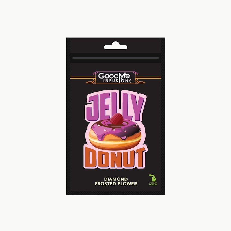 Goodlyfe Farms - Jelly Donut Diamond Frosted Flower 3.5g - Goodlyfe Farms