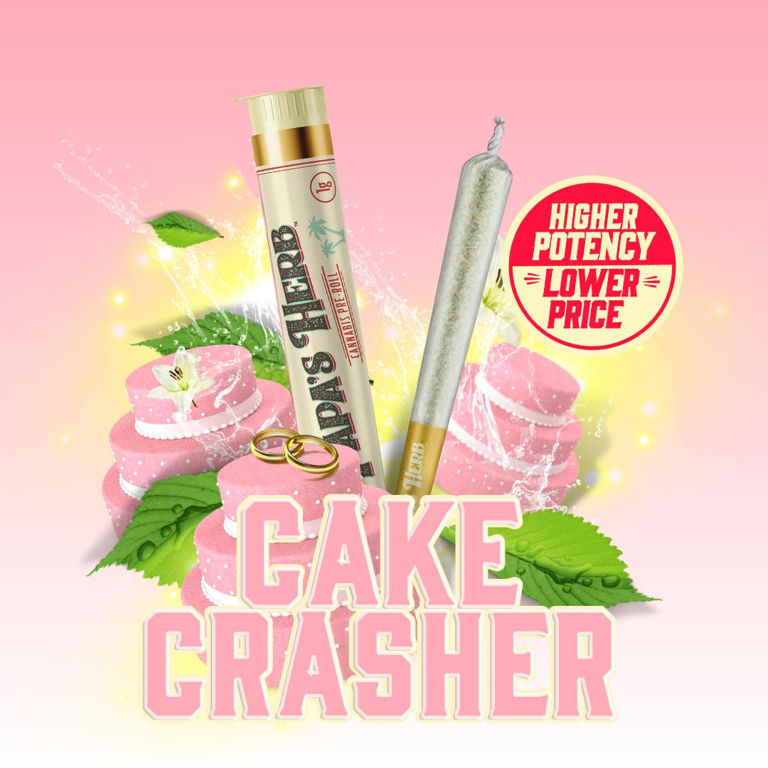 Cake Crasher (1g) Preroll - Papa's Herb