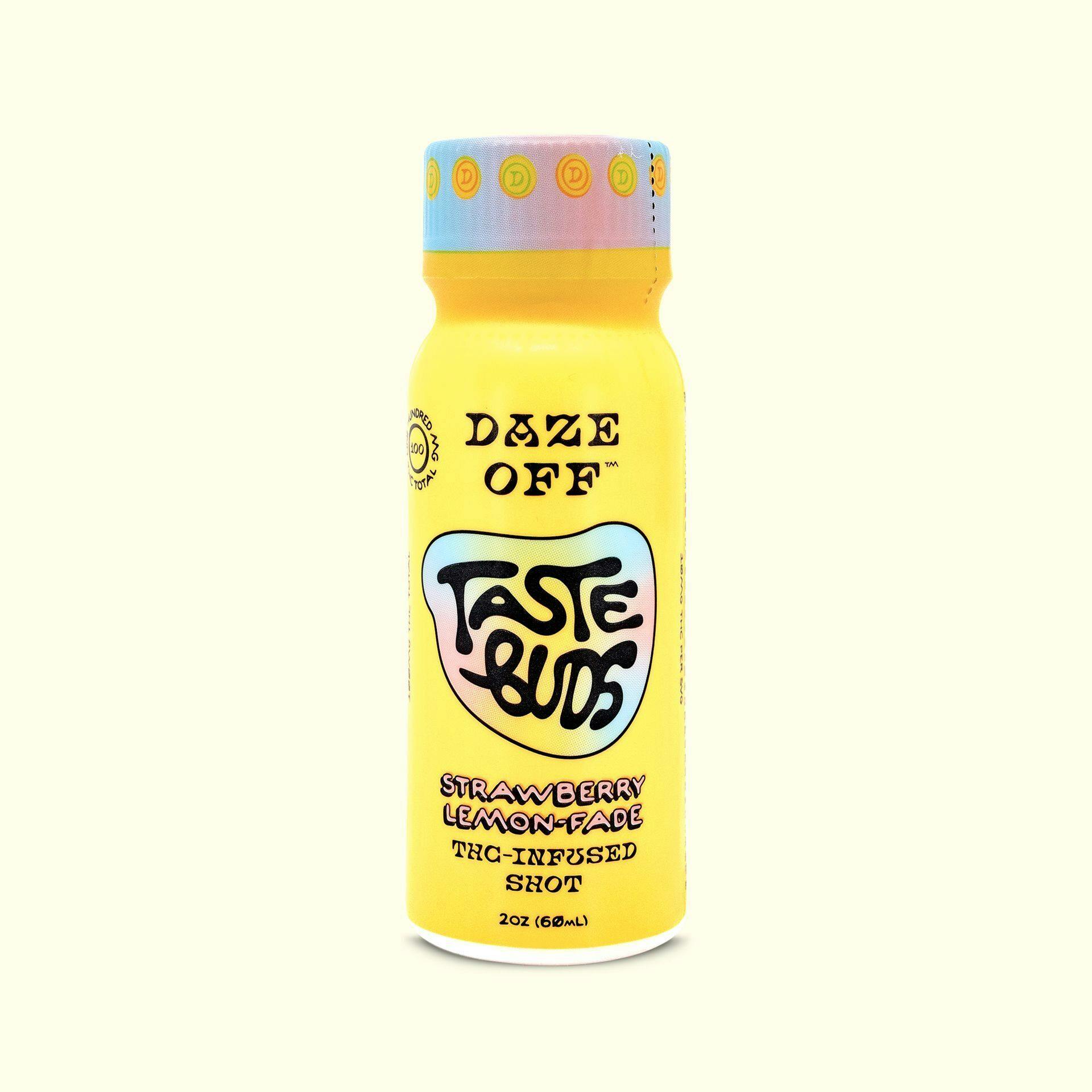 Taste Buds Shots Strawberry Lemon-Fade THC Infused Shots [2oz] - Daze Off