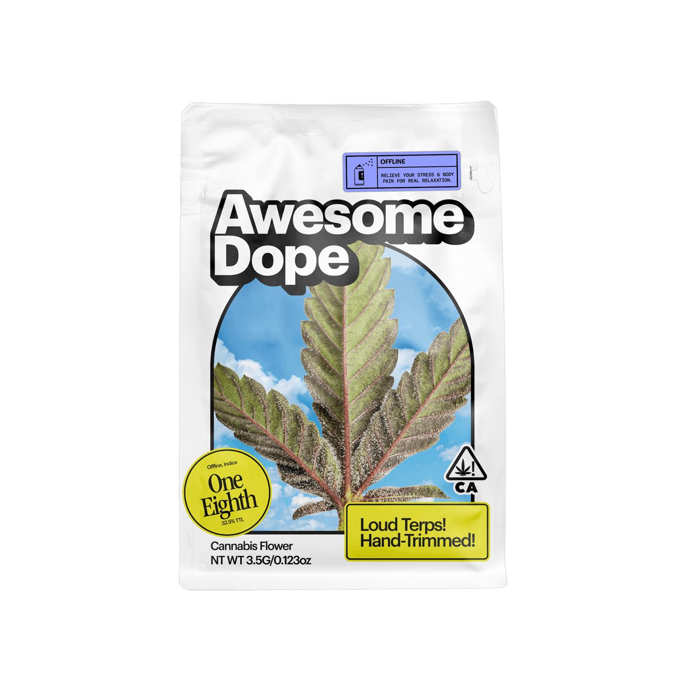 HASH PLANT 3.5G MYLAR 8TH - AWESOME DOPE - Awesome Dope