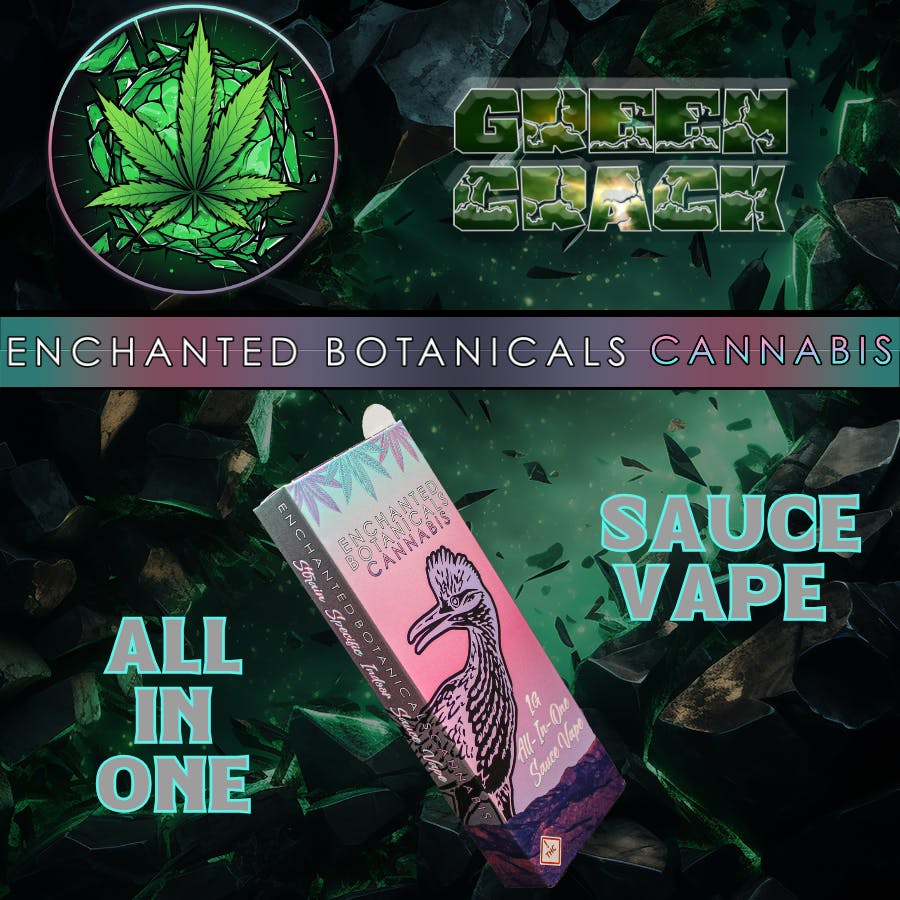 Enchanted Botanicals | Green Crack | All-In-One Sauce Vape - Enchanted ...