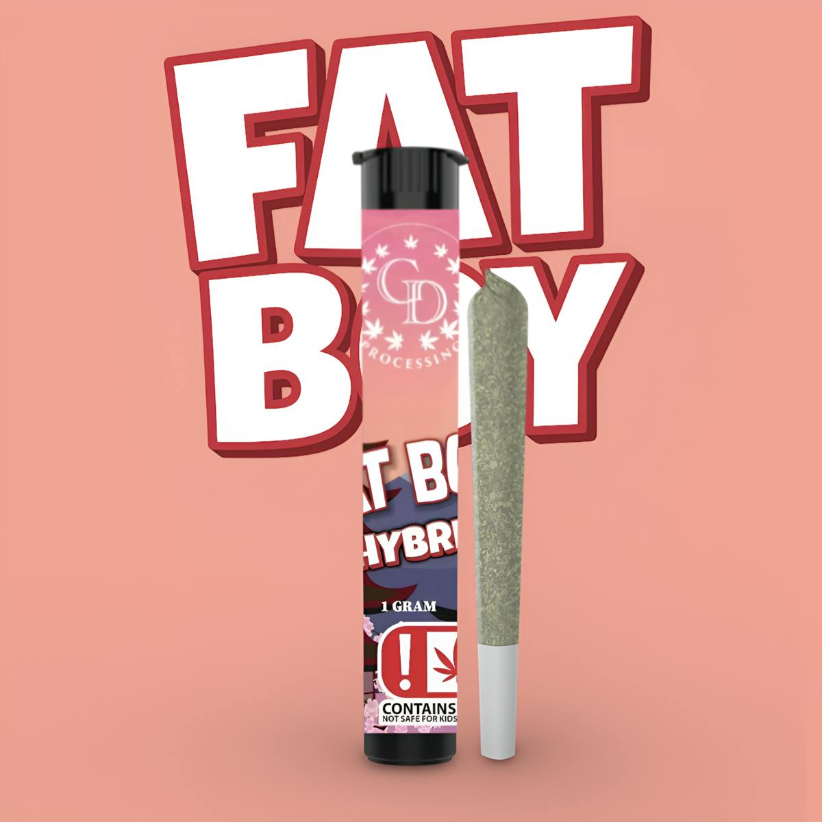Fat Boy Full Flower Pre-roll 1g - GD CANNABIS PROCESSING