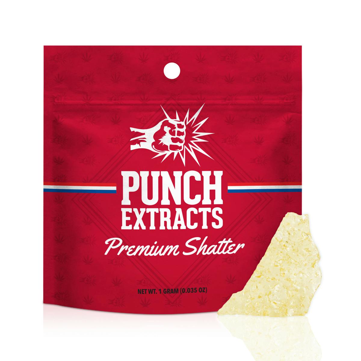 Kush Mintz BHO Shatter (1g) - Punch Edibles & Extracts