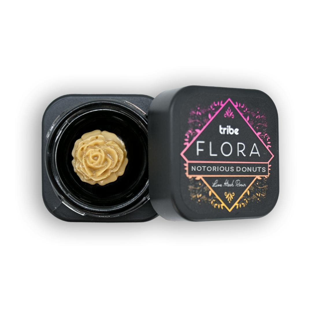 Flora - Notorious Donuts - Live Hash Rosin - Rose - 1g - Tribe