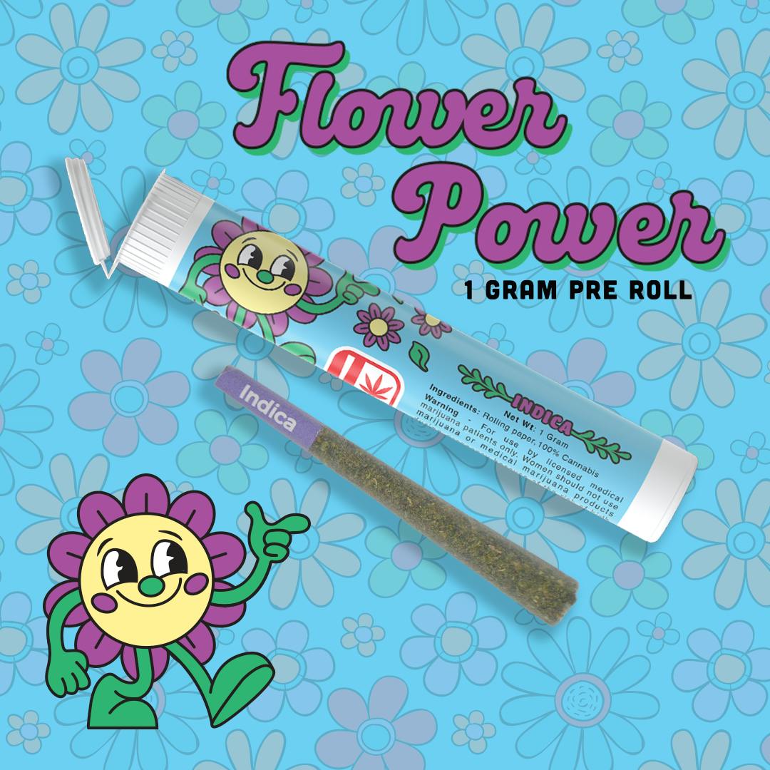 Flower Power - Grapes & Cream x High Octane - Indica - Pre Roll - 1g ...