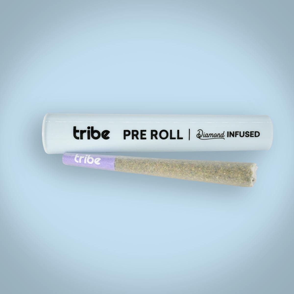 Rainbow Sherbet - Diamond Infused Pre Roll - 1g - Tribe