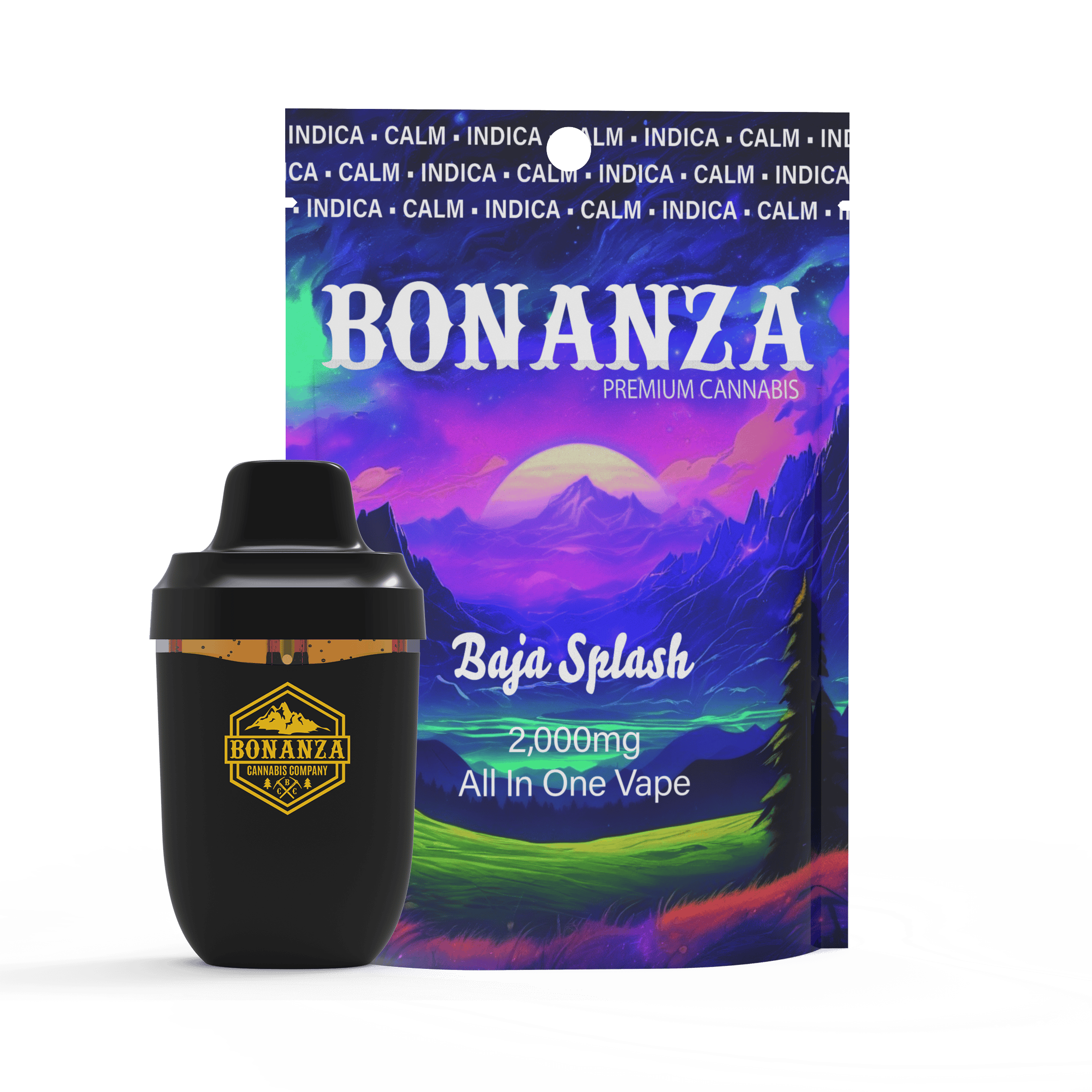 2000 MG Disposable Vape Baja Splash - Bonanza Cannabis Company