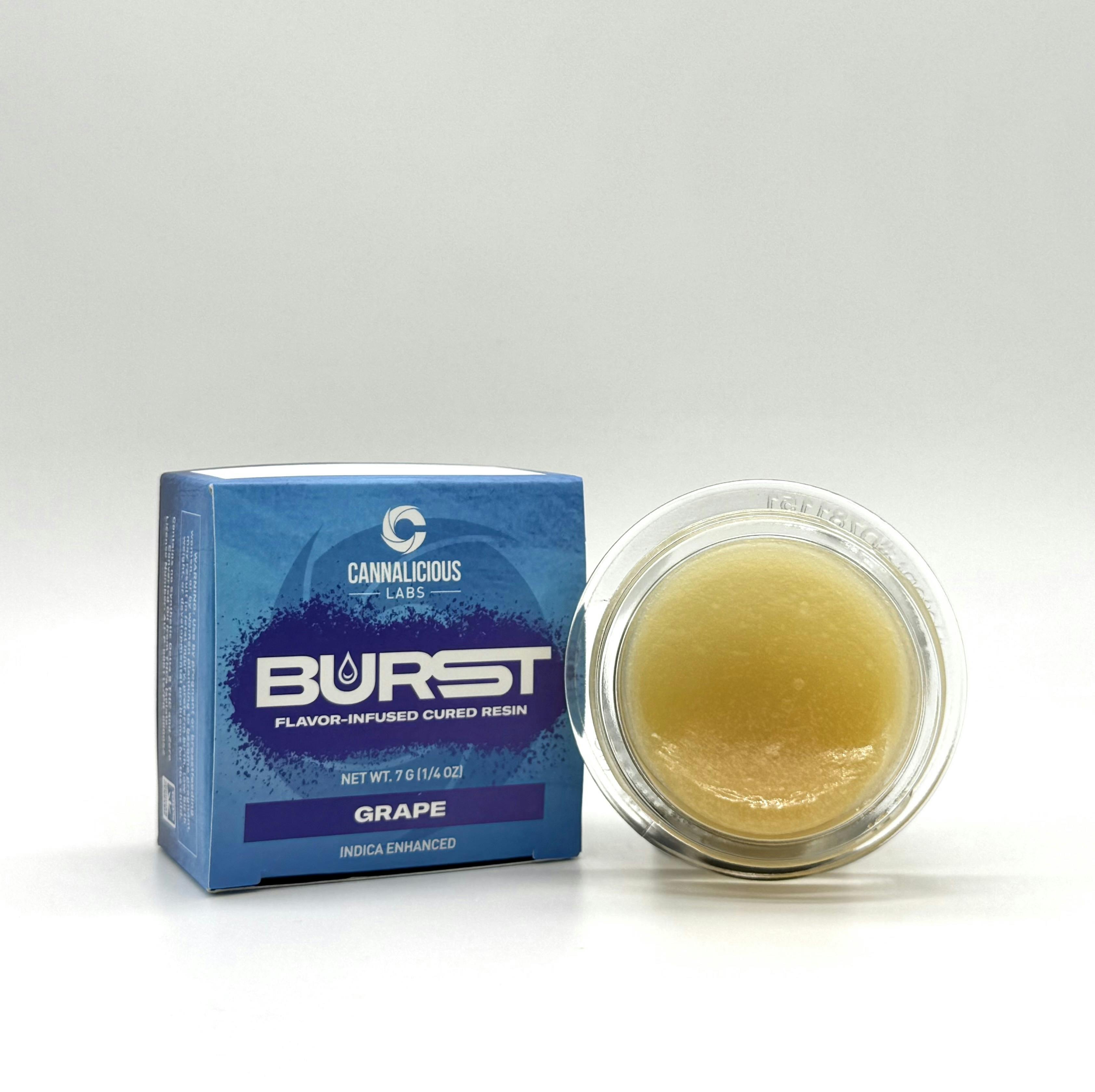 Burst Flavor-Infused Cured Resin – Grape - Cannalicious Labs