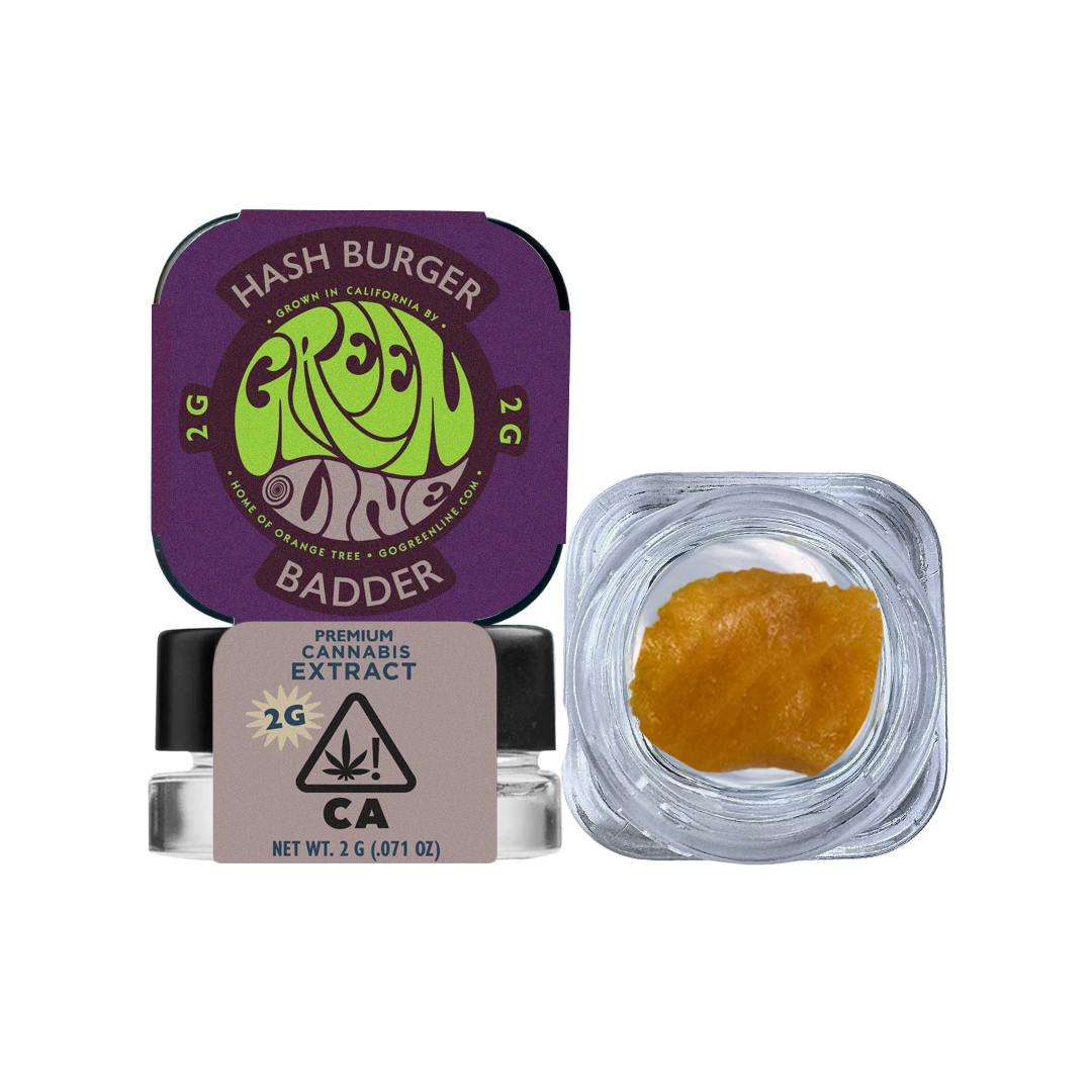 Hash Burger - Badder - Extract - Hybrid - 2g - Greenline