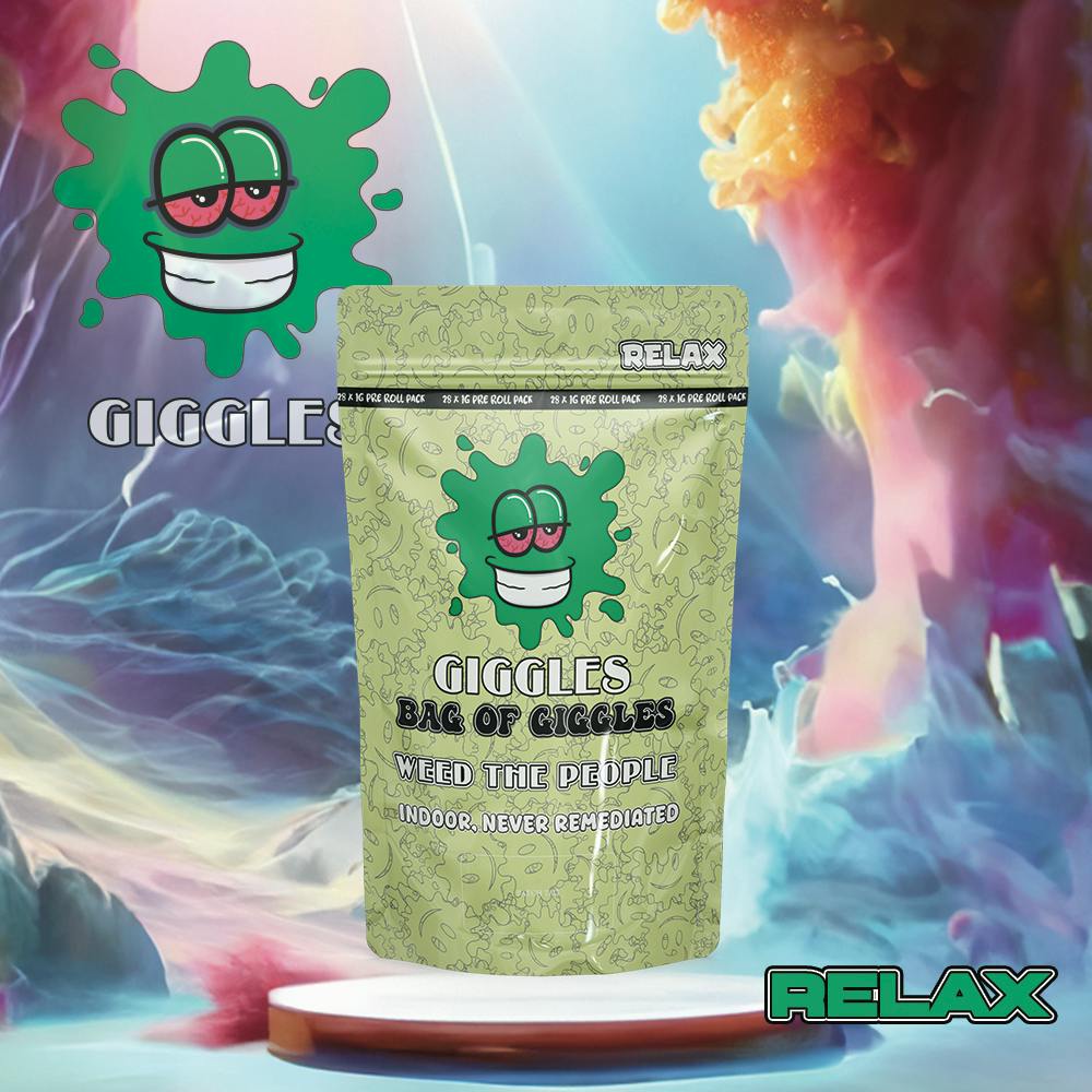 Bog Walker | Bag of Giggles | Pre-Roll Pack | 28 x 1g - Giggles