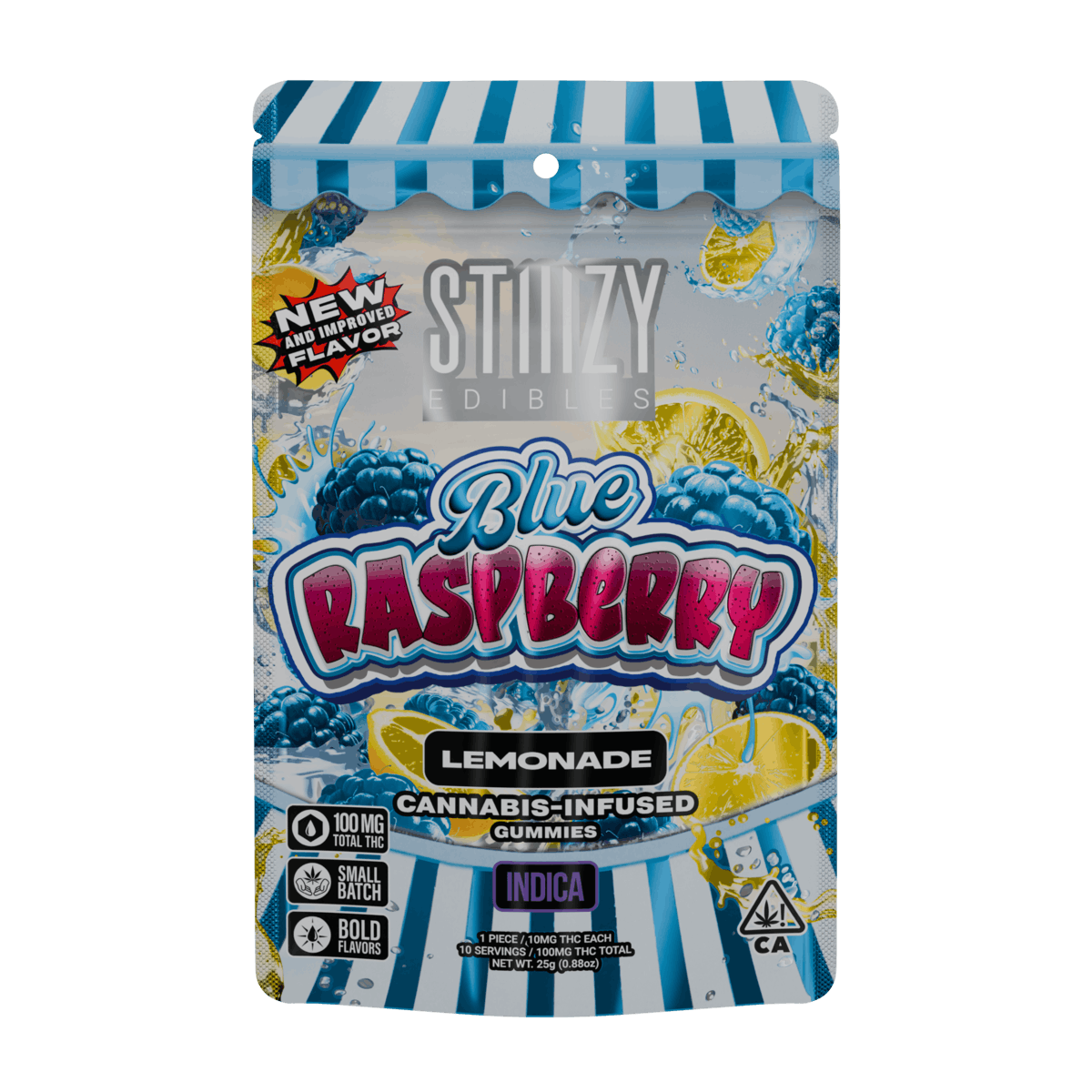- BLUE RASPBERRY - 100MG LEMONADE EDIBLES - STIIIZY