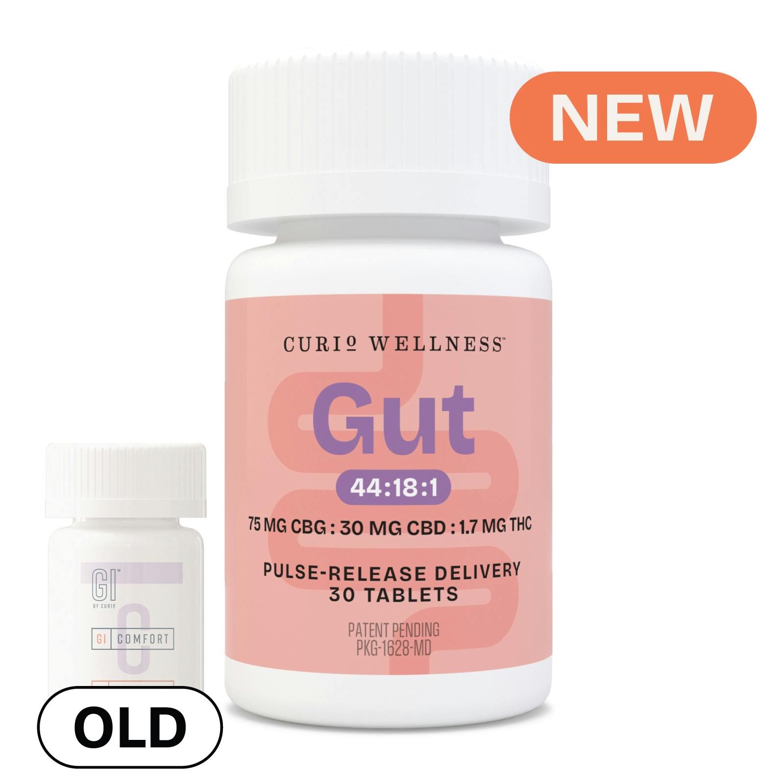 Gut 44:18:1 Tablets (Formerly GI Comfort Tablets) - Curio Wellness™