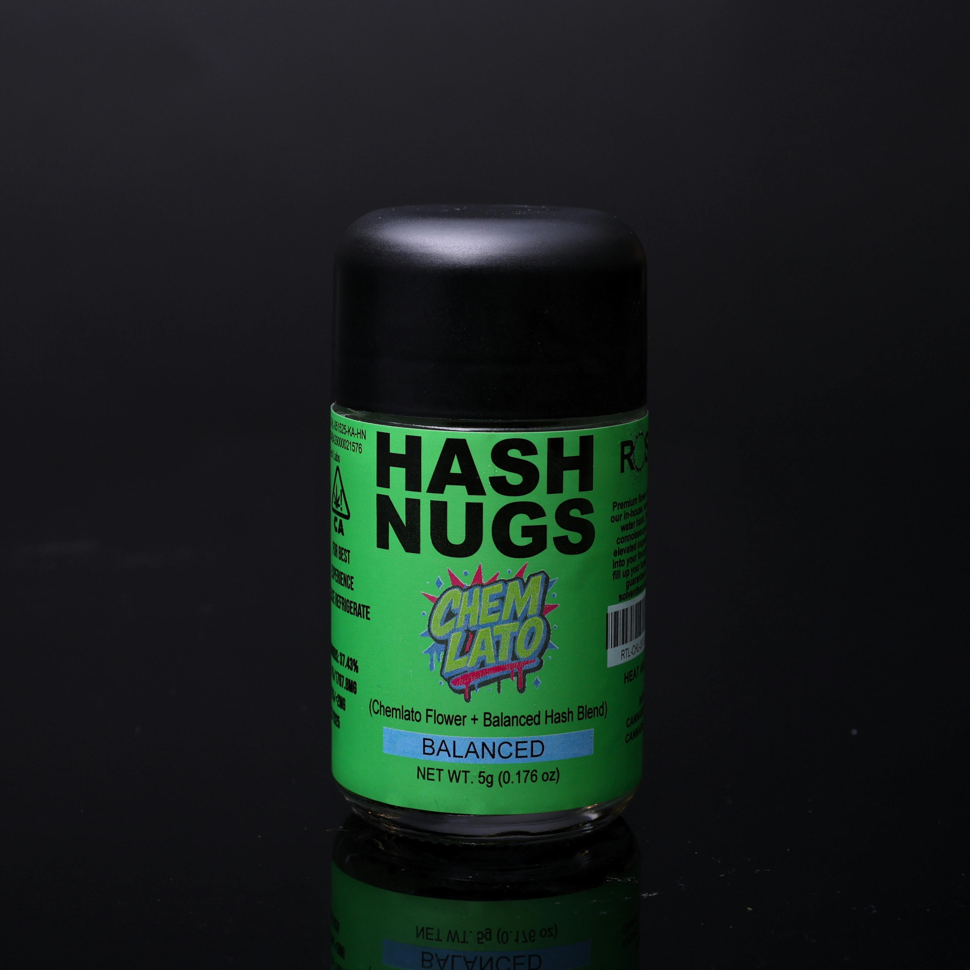Hash Nugs - Chemlato - Balanced - 5G - Rosin Tech Labs