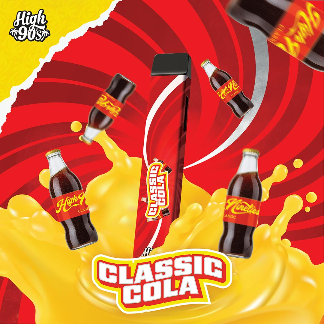 High 90s : Classic Cola 1g All-In-One Vape - HIGH 90s