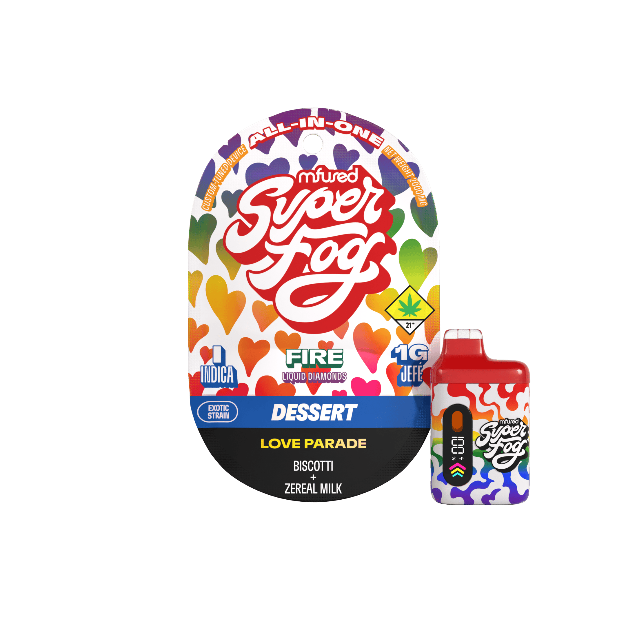 FIRE Liquid Diamonds 1g Jefé - Love Parade (Pride Limited Edition) - MFused