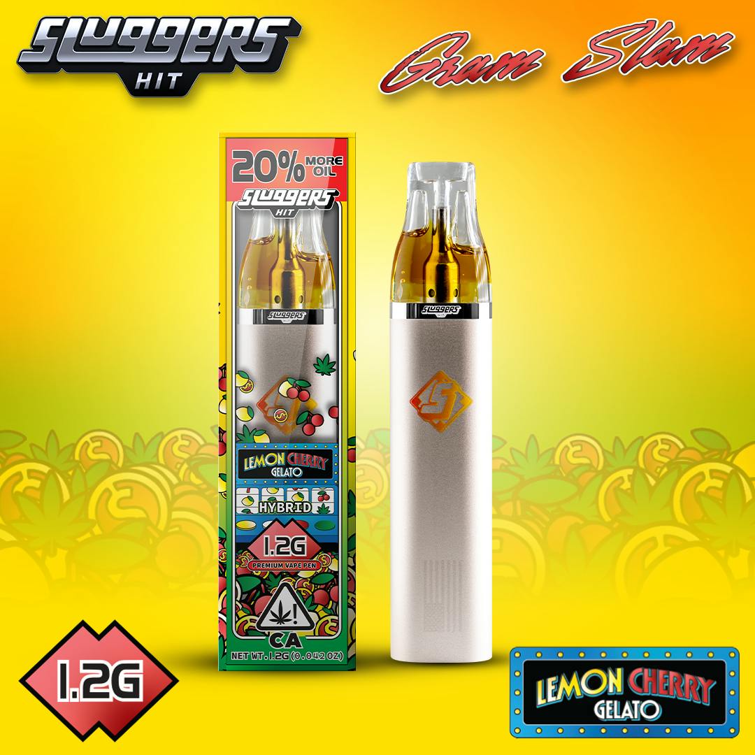 Sluggers - AIO Vape - 1.2g - Lemon Cherry Gelato - DANKLEY | Weedmaps