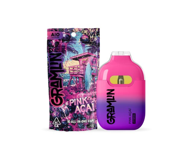 Pink Acai AIO 1g Vape - Gramlin