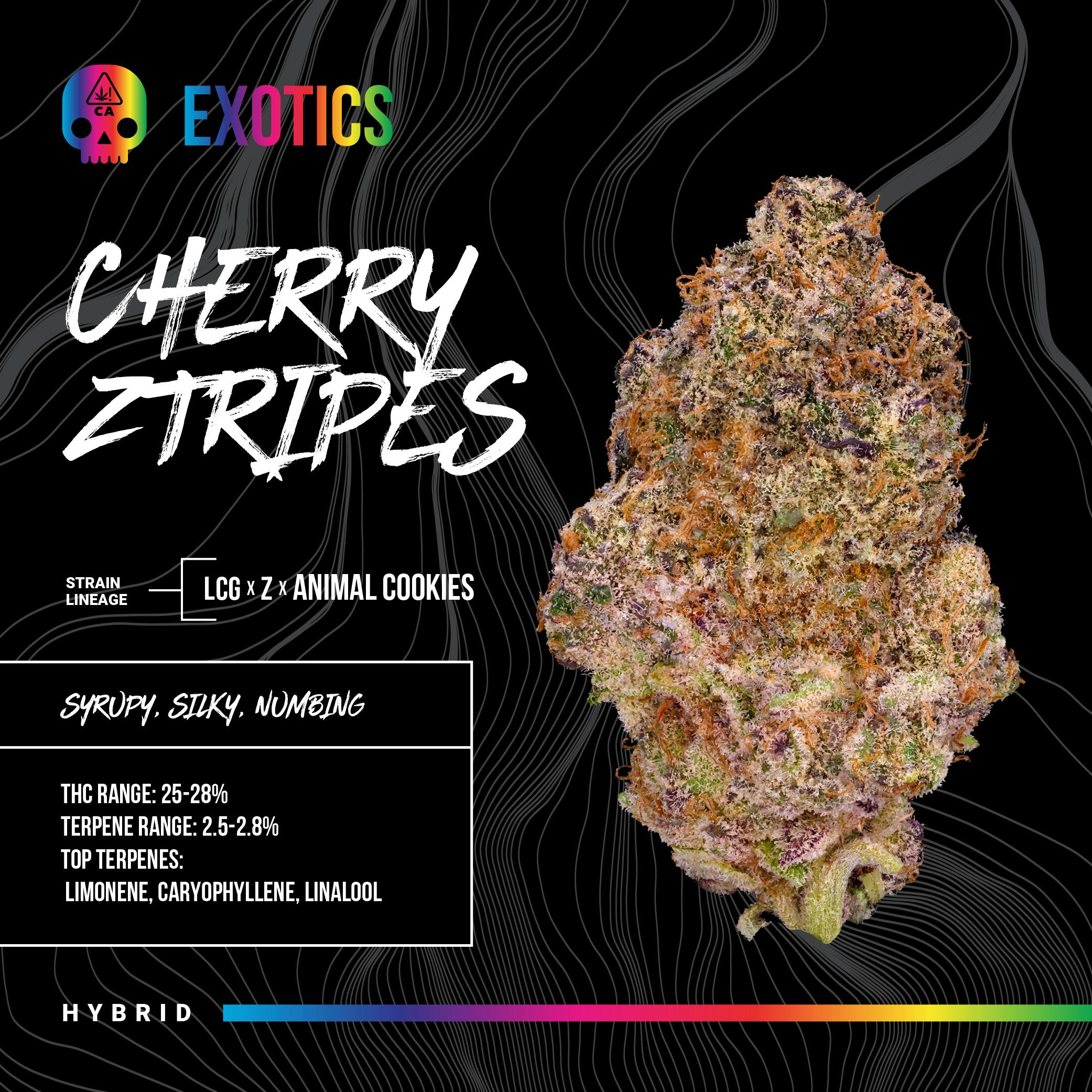 BOSKY - Cherry Ztripes (14G SMALL BUDS) - Bosky Genetics