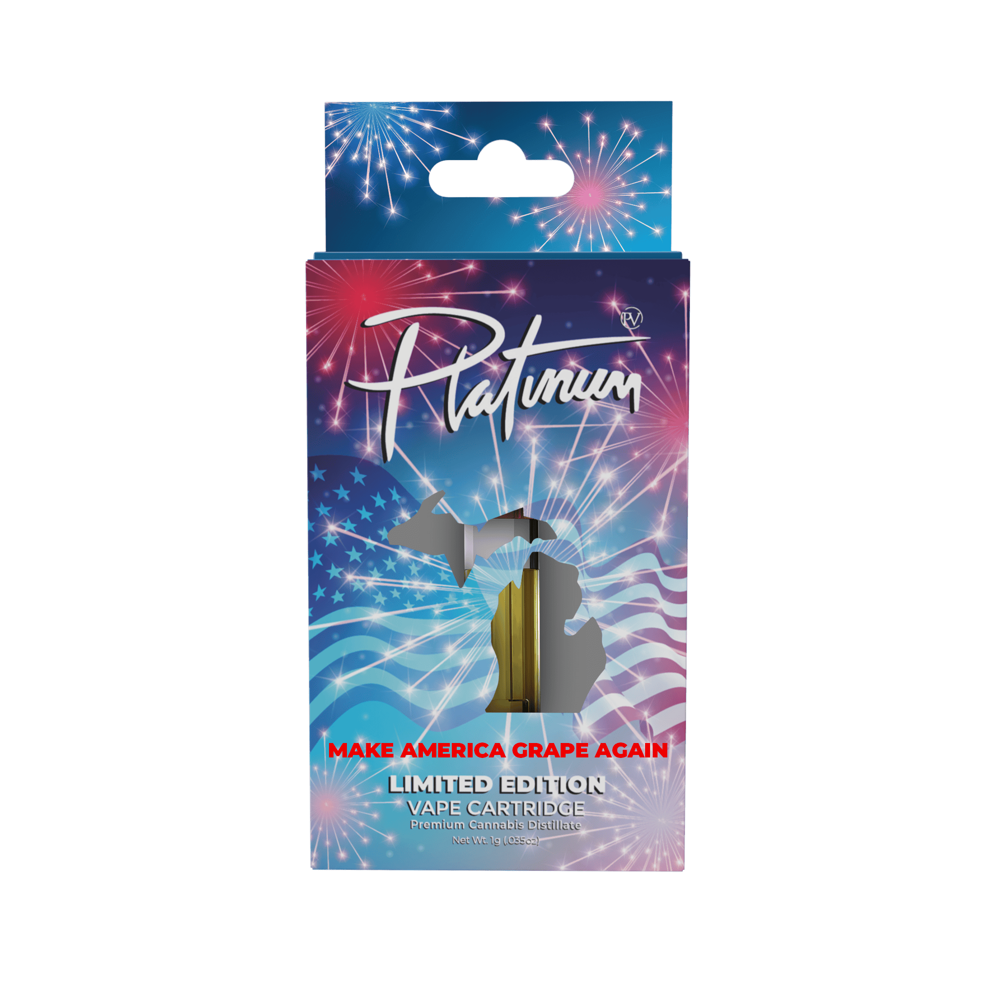 Platinum Vape - Limited Edition Make America Grape Again - 1g Cartridge ...
