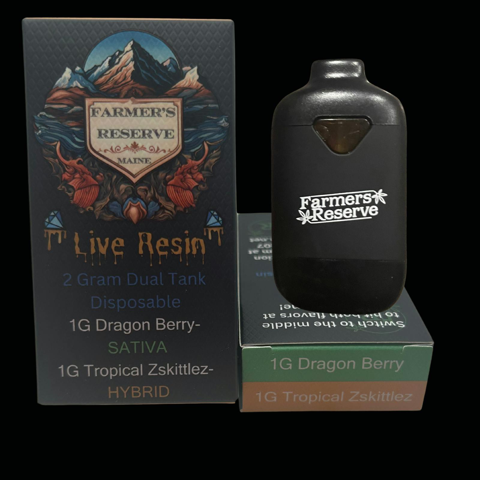 2 Gram Flavor Switch Pod-1G-Dragon Berry + 1G-Tropical Zskittlez ...