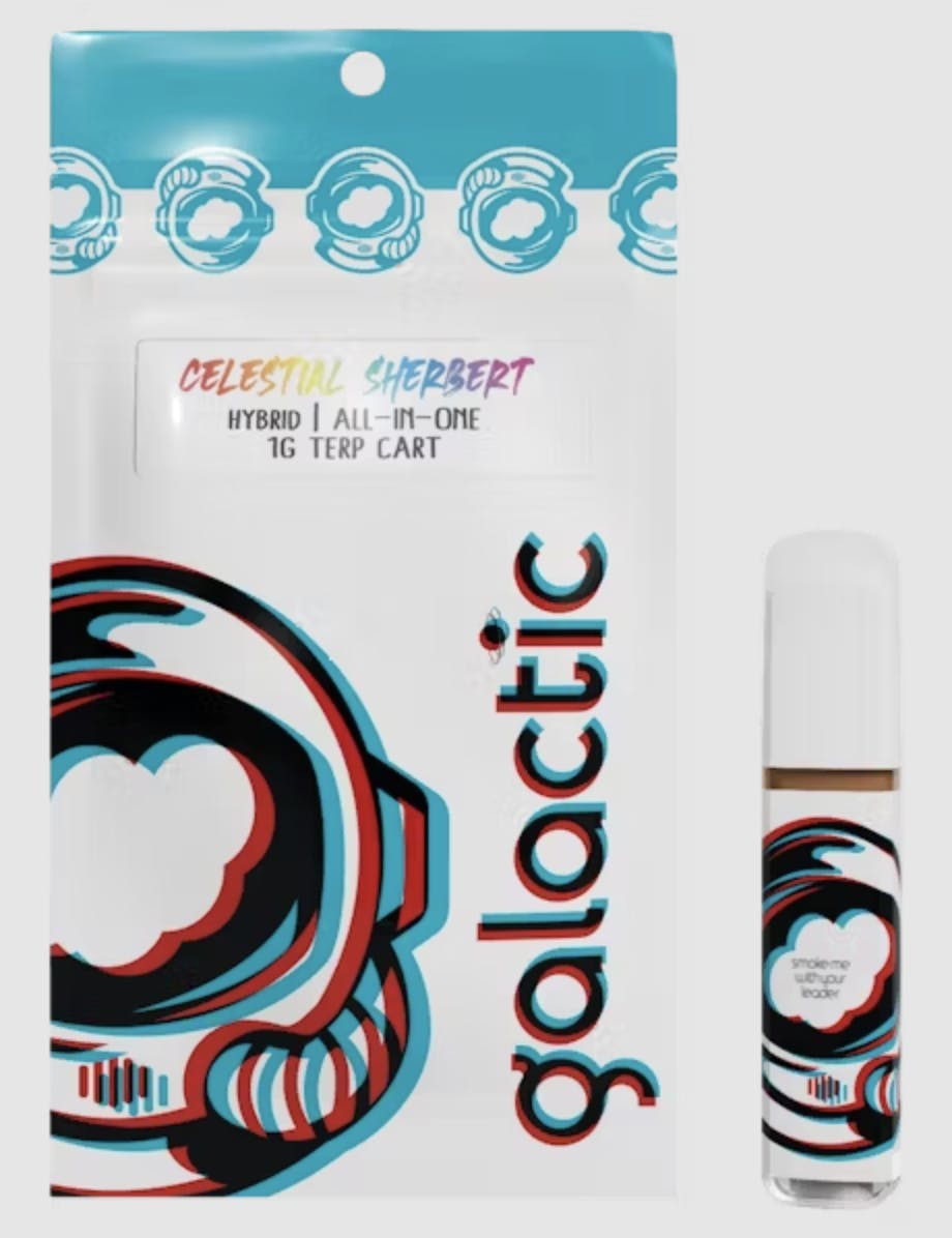 Celestial Sherbert 1g All-In-One - Galactic Cannabis