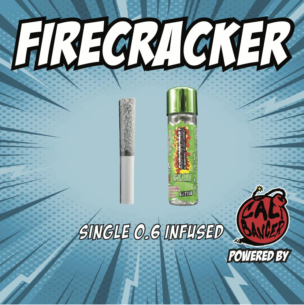 Firecracker Infused Pre Roll Guava - 0.6 G - Firecracker by Cali Banger
