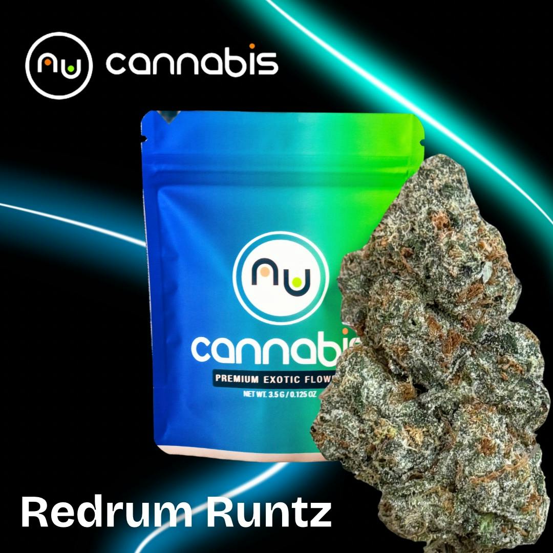 NuCannabis - Redrum Runtz 3.5g - PREMIUM INDOOR FLOWERS - Nu Cannabis Brand