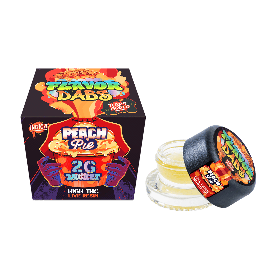 Loud + Clear - Peach Pie Flavor Dabs - 2g Live Resin - Loud+Clear