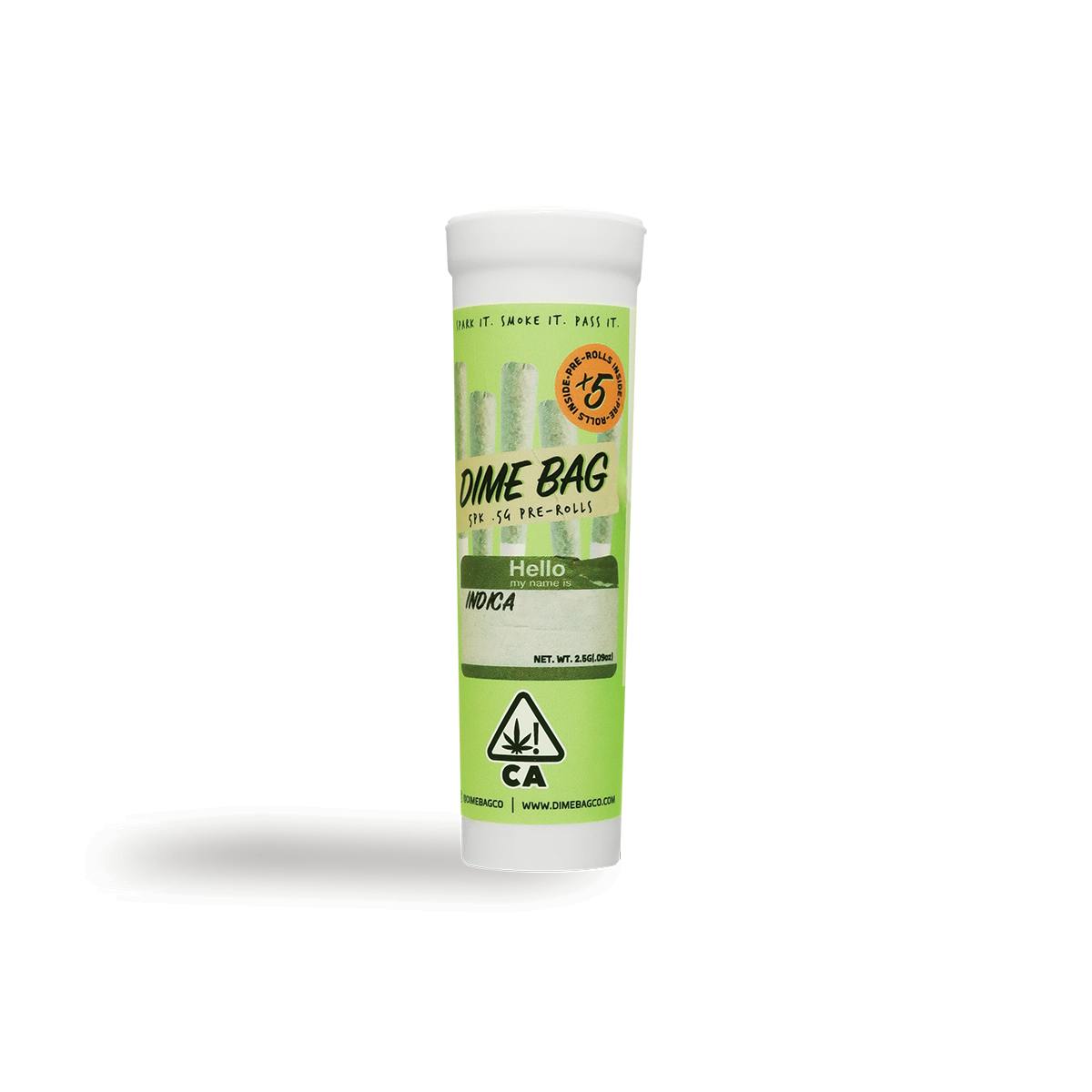 Dime Bag | GMO Fuel Indica 5pk (2.5g) - Dime Bag
