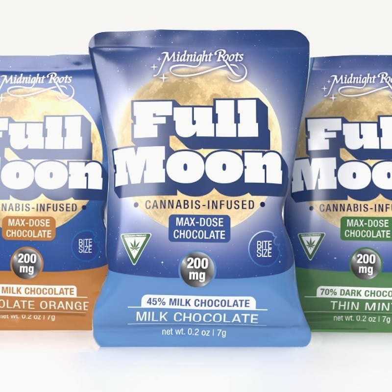 Midnight Roots - Chocolate Coin Thin Mint 200mg - Midnight Roots