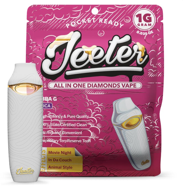 Jeeter | 1g Liquid Diamond Disposable | Double Rainbow - High Club Port ...