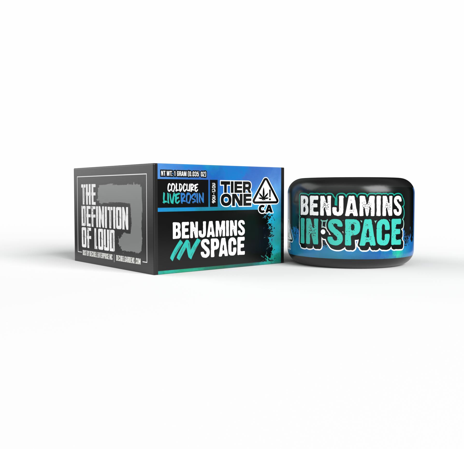 Benjamins In Space - Cold Cure Rosin (1g) - Decibel Gardens