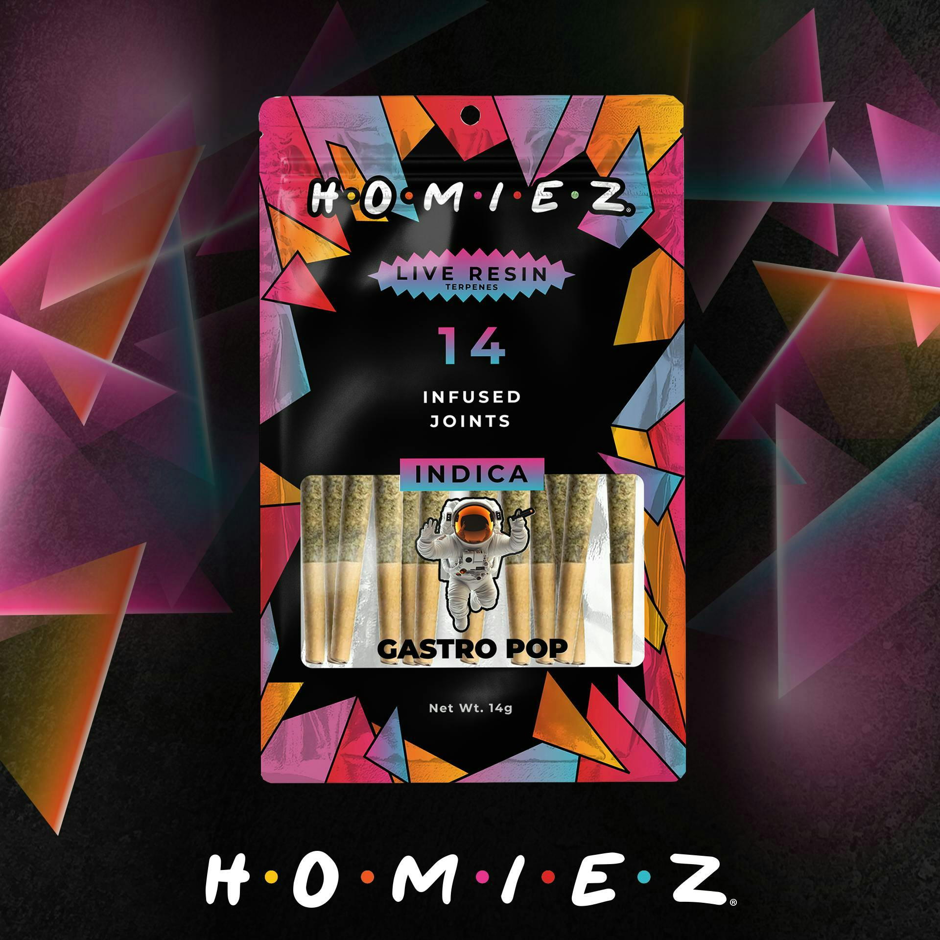 HOMIEZ | 14 Pack Infused Pre-Rolls | Gastro Pop - HOMIEZ