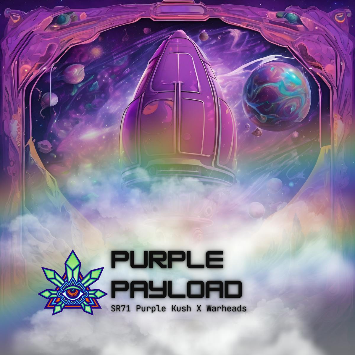 Purple Payload - 2 Half Gram Packaged Prerolls - Emerald Visions