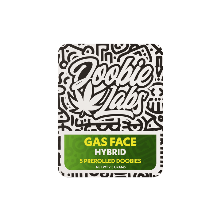 Doobie Labs | 5 pack 0.5g Pre Roll Tin - Gas Face - Doobie Labs