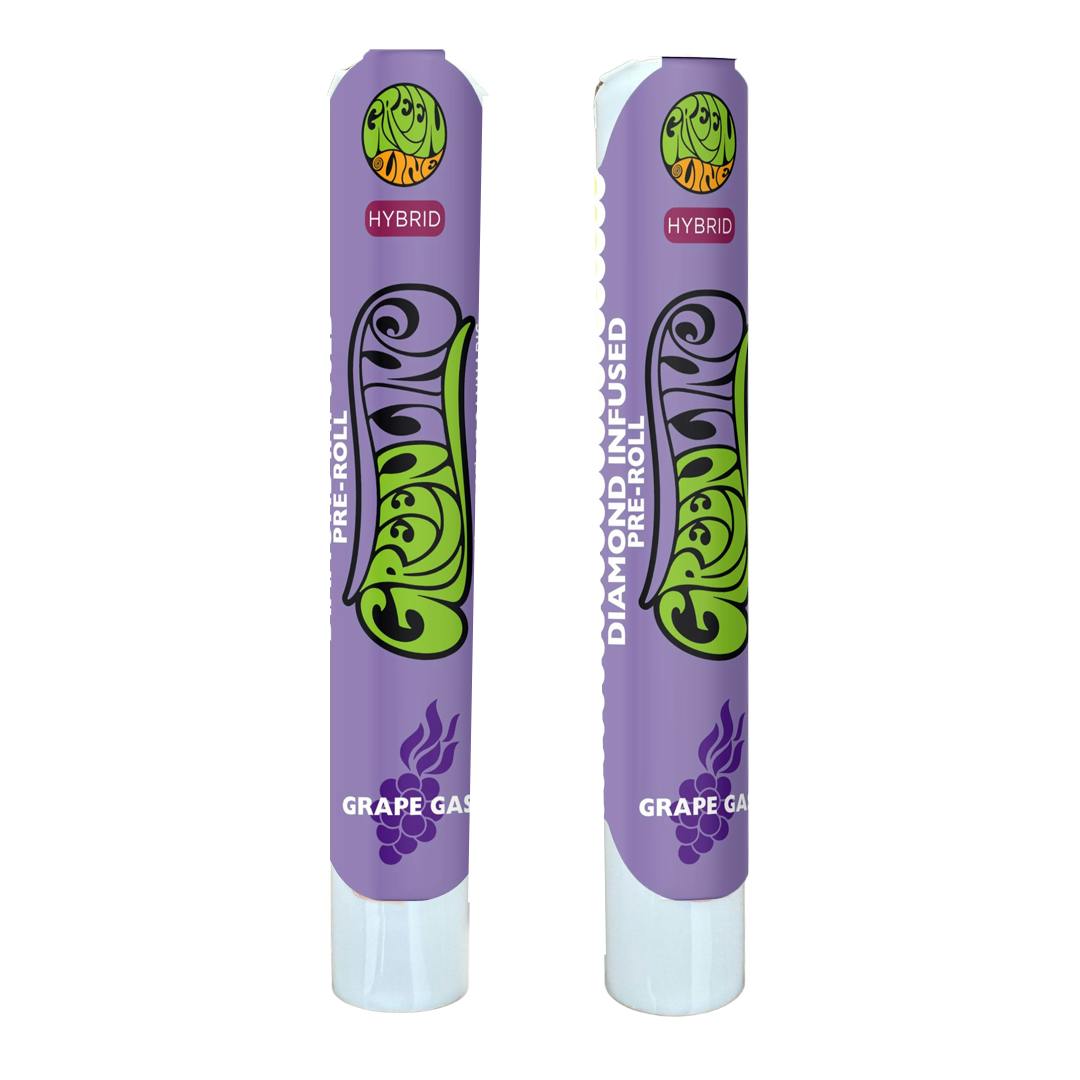 Grape Gas - Diamond Infused - Indoor Flower Pre-Roll - Hybrid - 1g ...