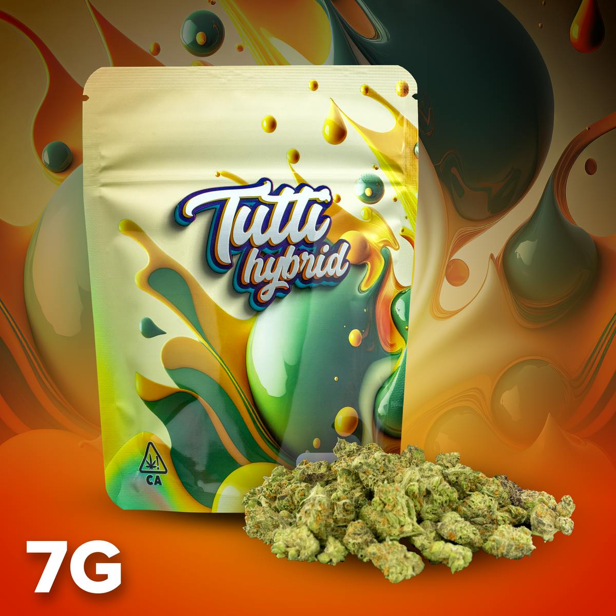 Tutti - Bagged Indoor Flower Indoor - 7g - Hybrid - Glitter Bomb - ERBA ...
