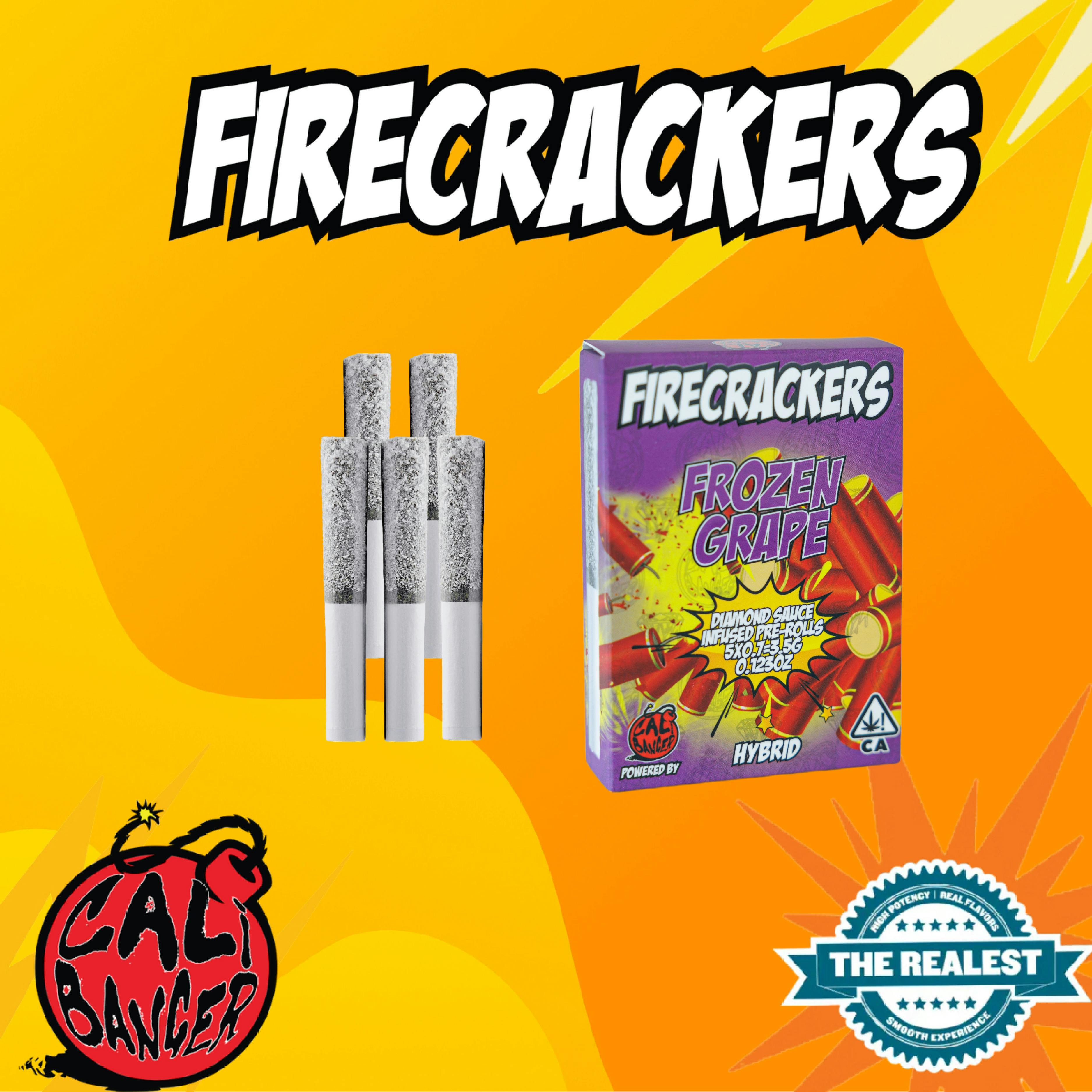 Firecracker Infused Pre Roll Frozen Grape 5 x 0.7 - 3.5 G - Firecracker ...