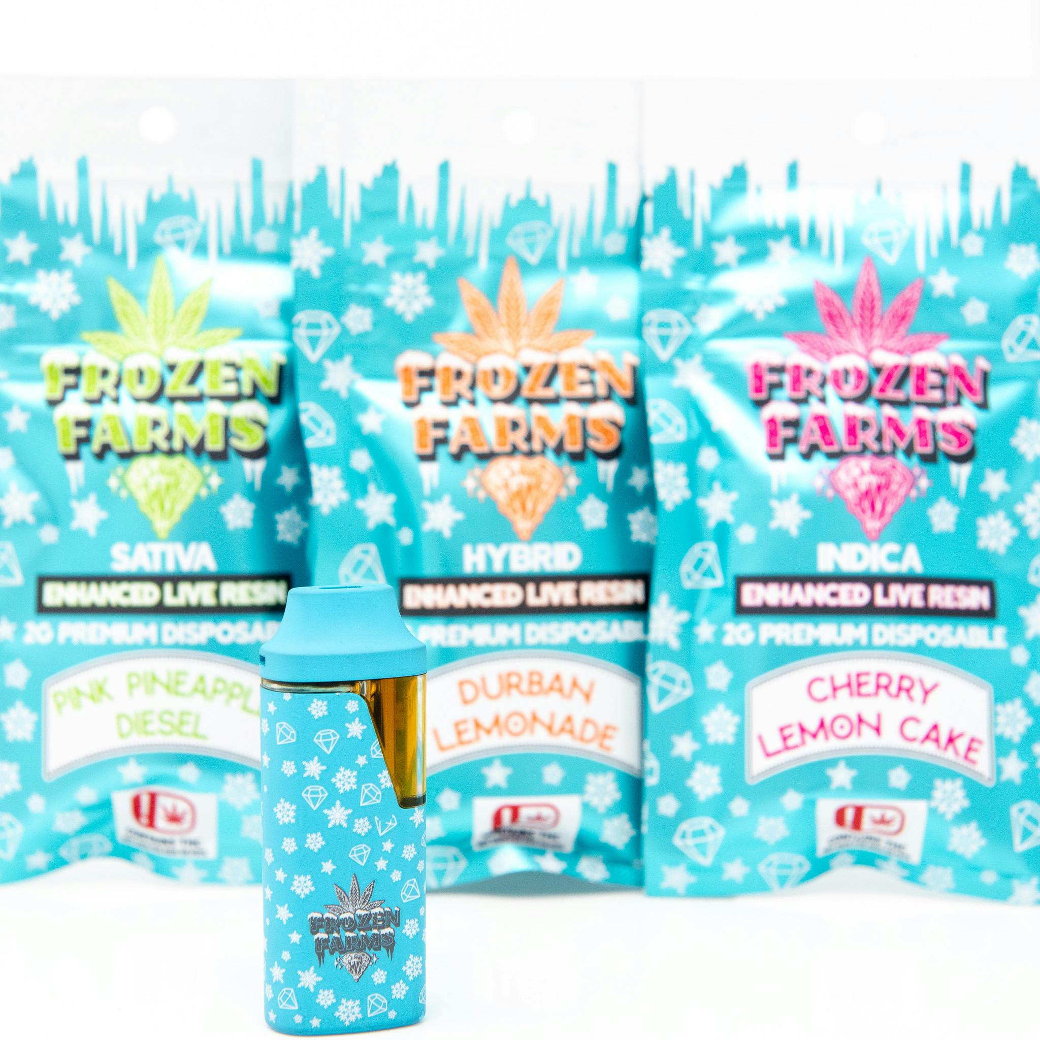Frozen Farms 2G - Baja Pop - Live Resin Disposable (SATIVA) - Frozen Farms