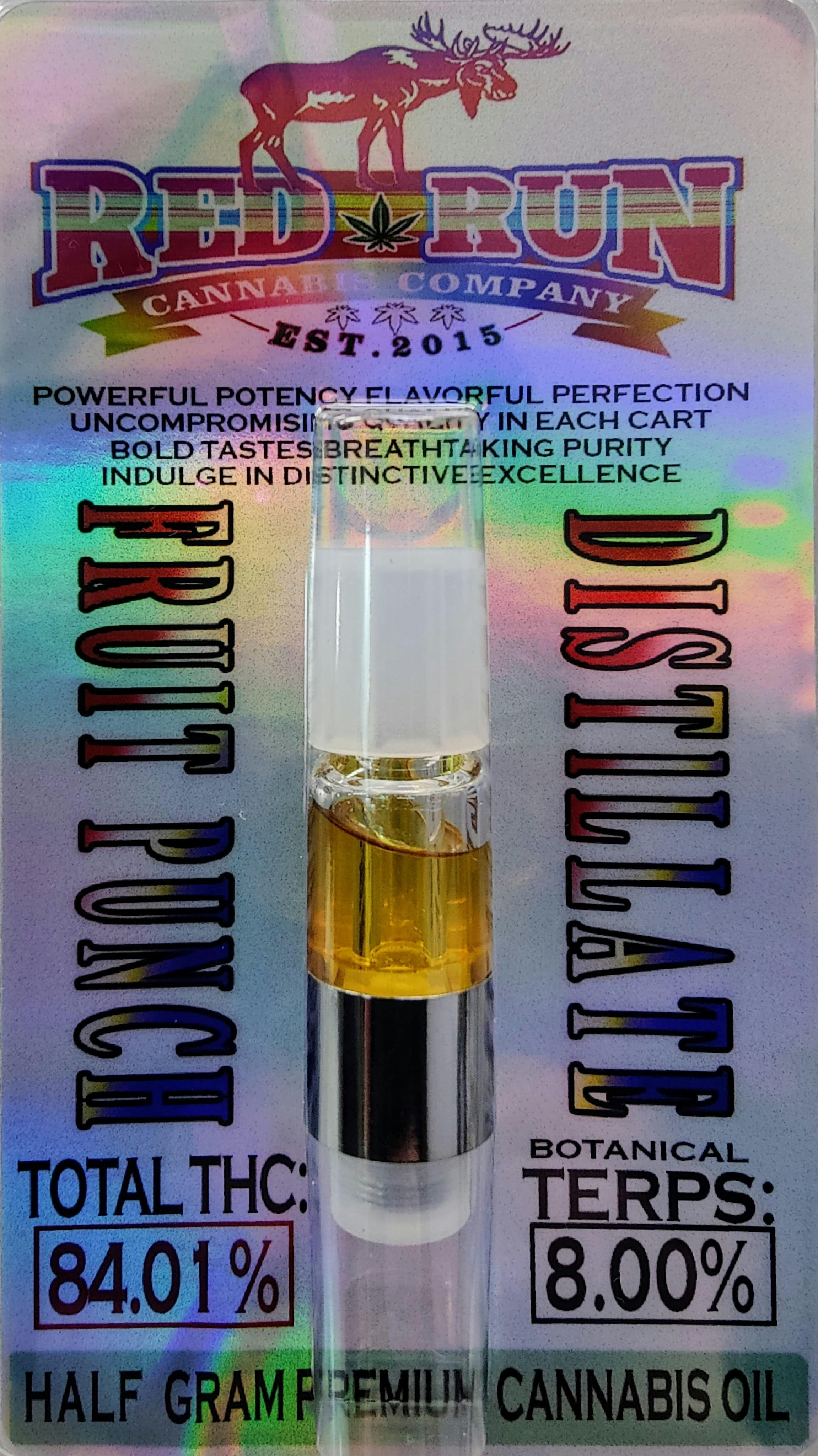 Red Run - Canna Cart Fruit Punch 0.5g - Red Run Cannabis Cultivators