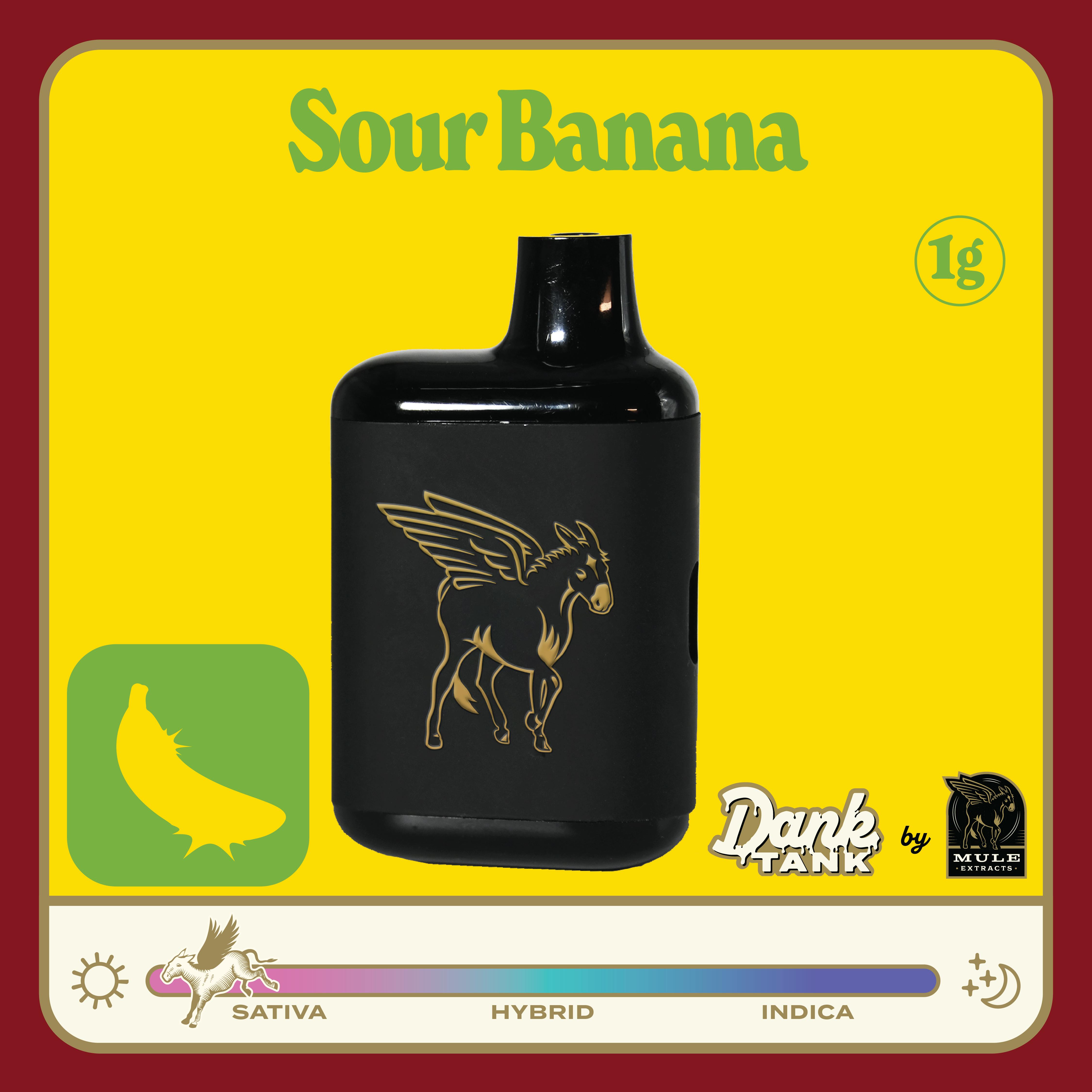 Mule - Sour Banana AIO 1g - Mule Extracts