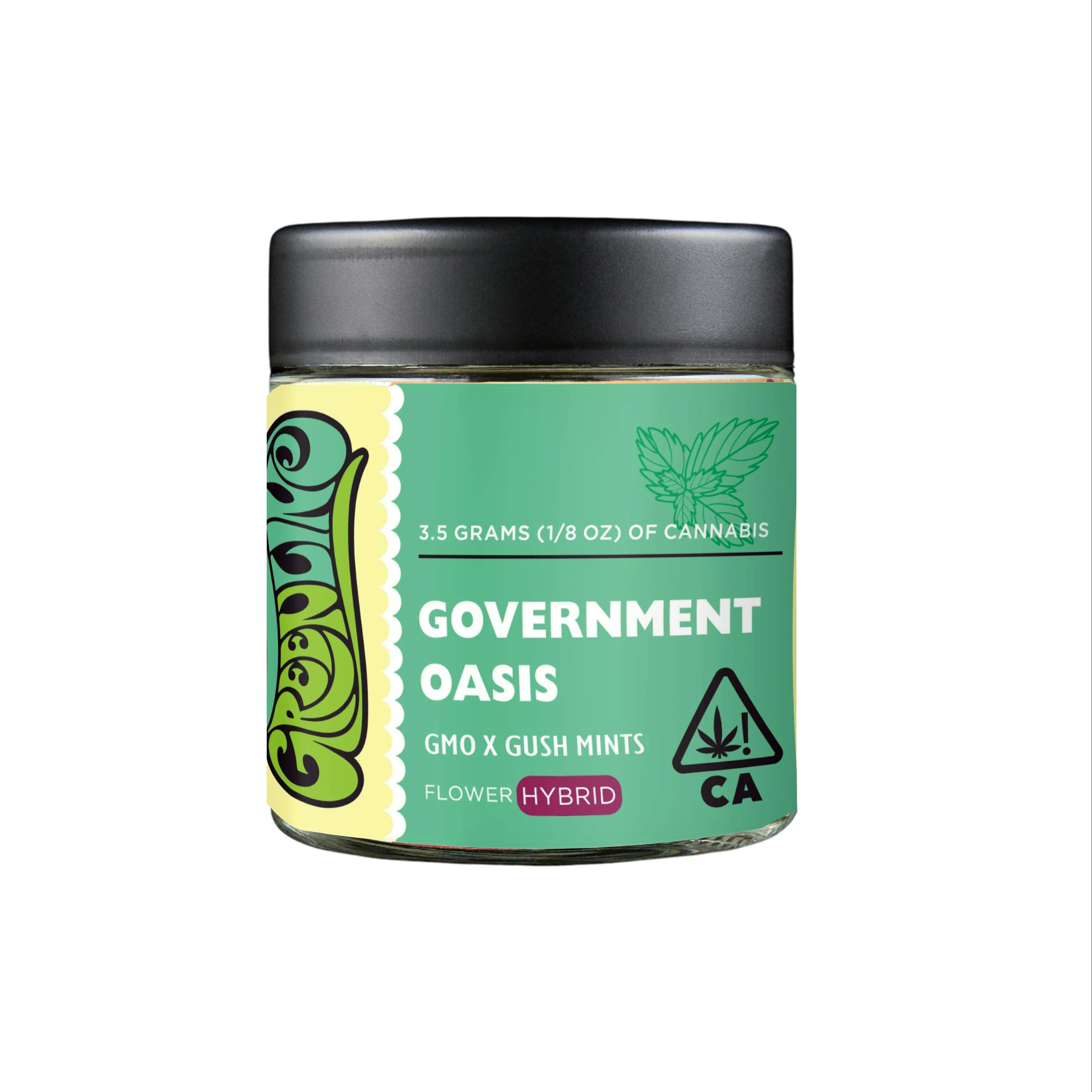 GovernMent Oasis - 1/8 oz - Indoor - Hybrid - 3.5g - Greenline