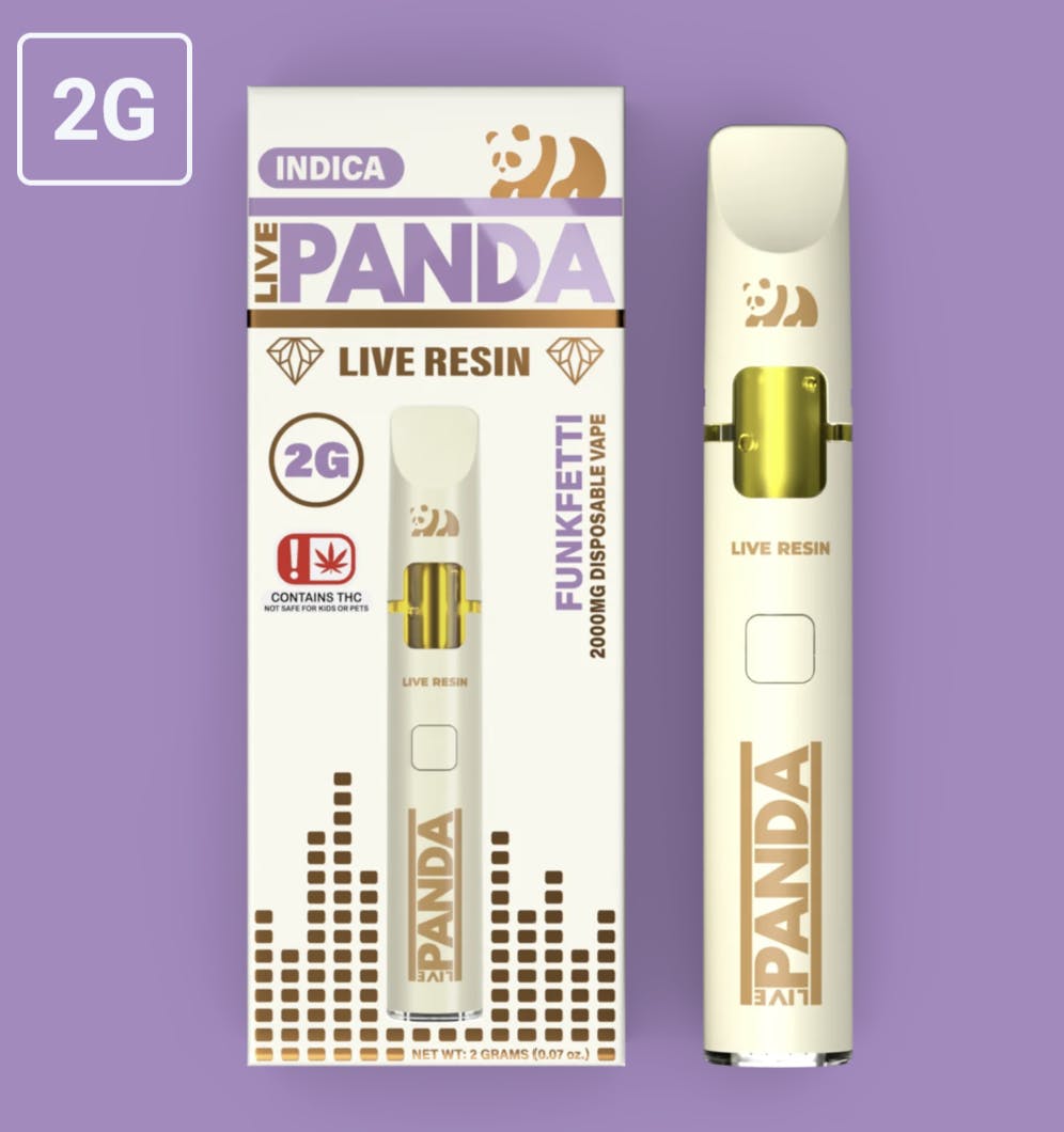 Live Panda - Funkfetti - 2G Live Resin Vape - Loud Panda