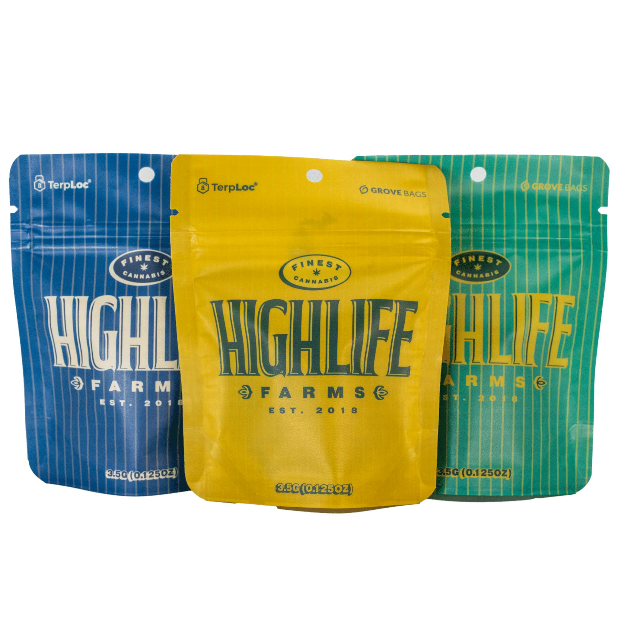 High Life Farms Papaya Colada Prepackaged 3.5g - JARS Cannabis - River ...
