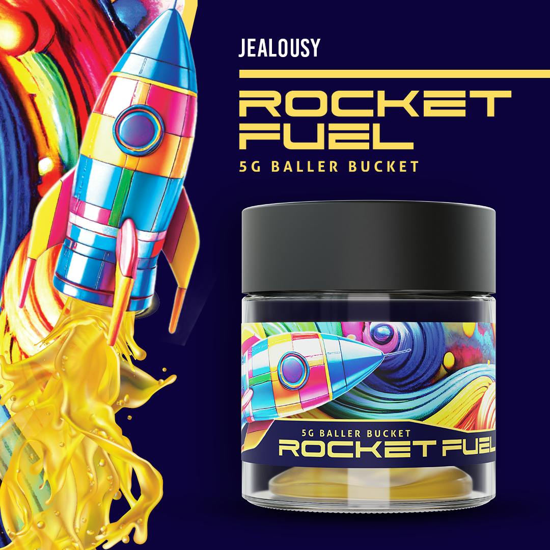Rocket Fuel - Jealousy - Live Resin Concentrate Baller Bucket 5g - Rocket