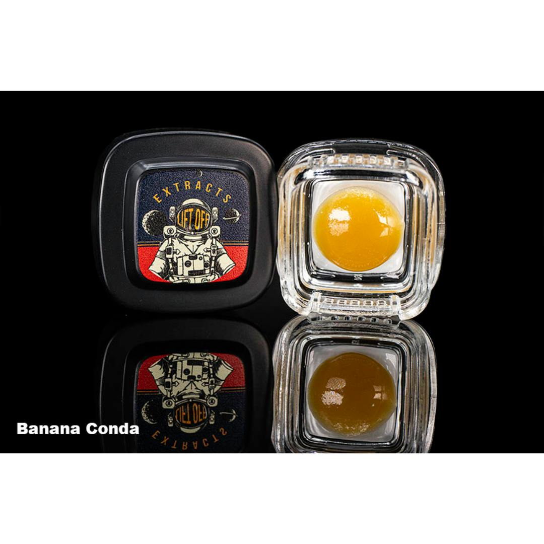 Lift Off Extracts - Banana Conda - Blonde Badder 1g - High Life Farms - MI